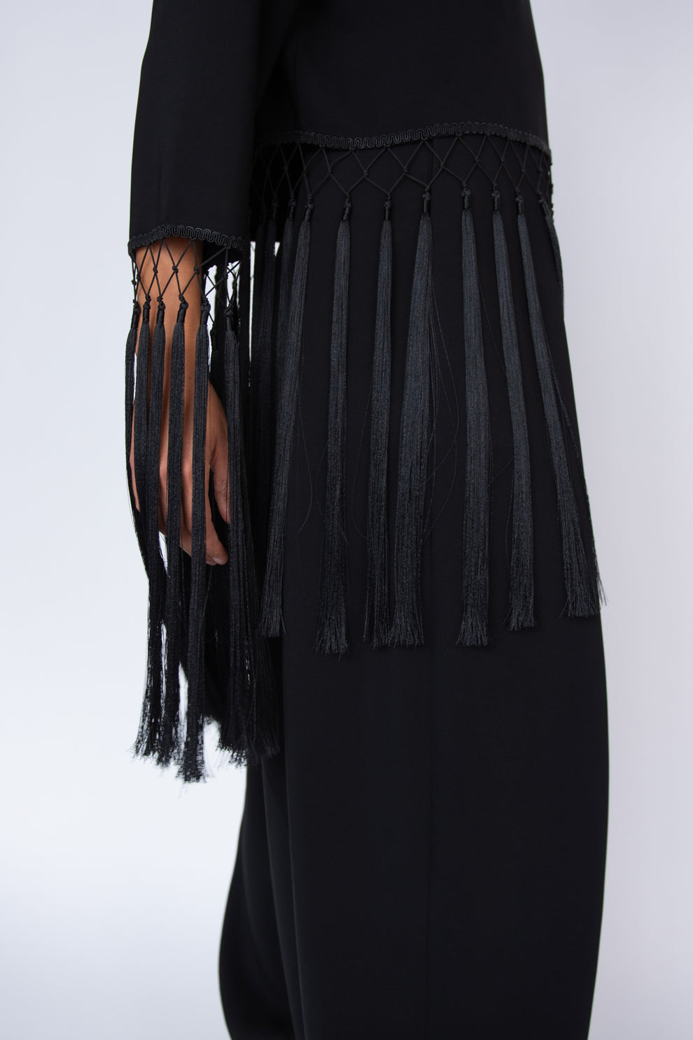 MR. LARKIN, Tara Fringe Top, Black – Mr. Larkin
